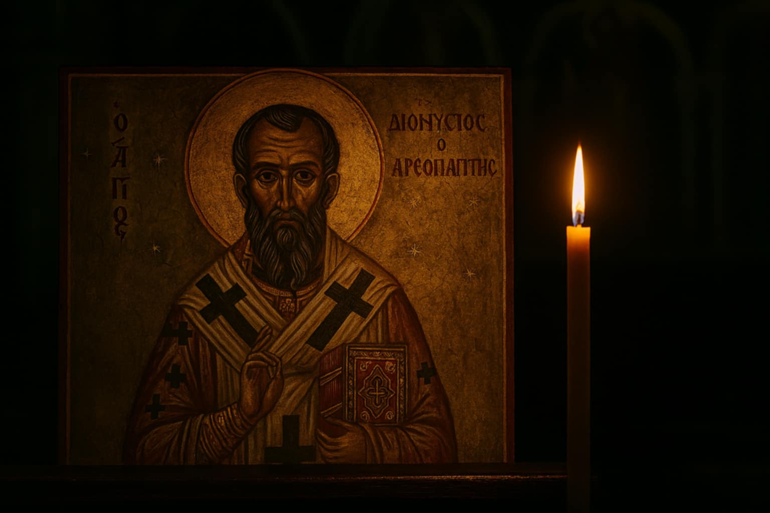 Η Νυχτερινή μας θεία Λειτουργία για τον Άγιο Διονύσιο τον Αρεοπαγίτη ...